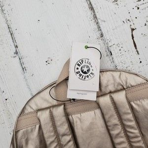 Kipling | Bags | Kipling Chuwy Livelight 6 Gold Metallic Large Backpack ...